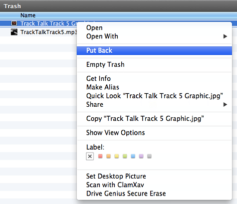 Trash Tip: How To Put Files Back To Their Original...